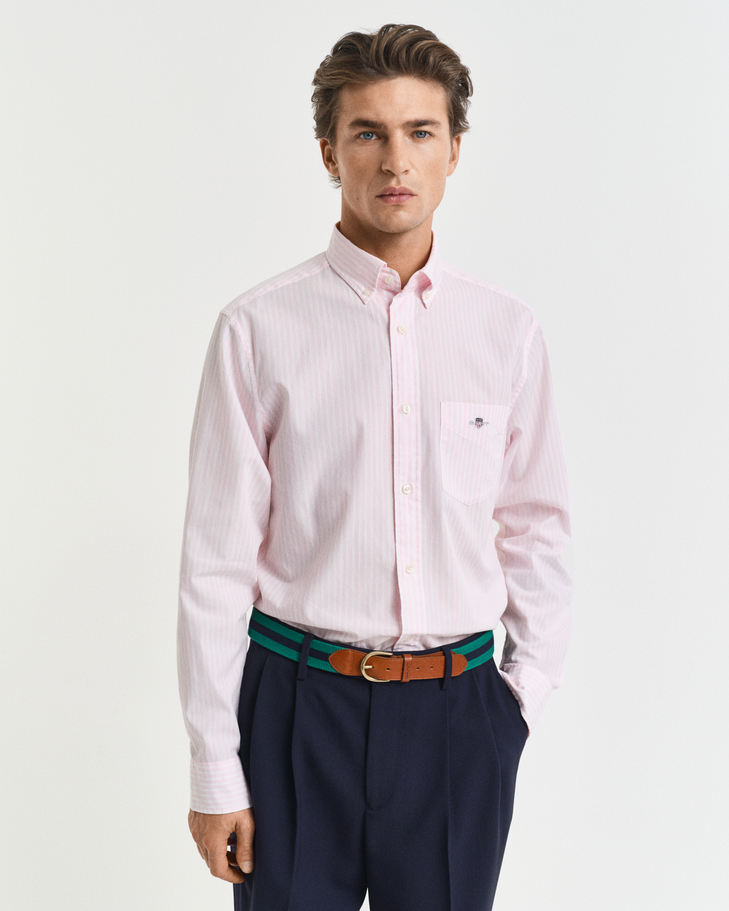 Regular Fit Classic hemd met strepen van poplin - GANT