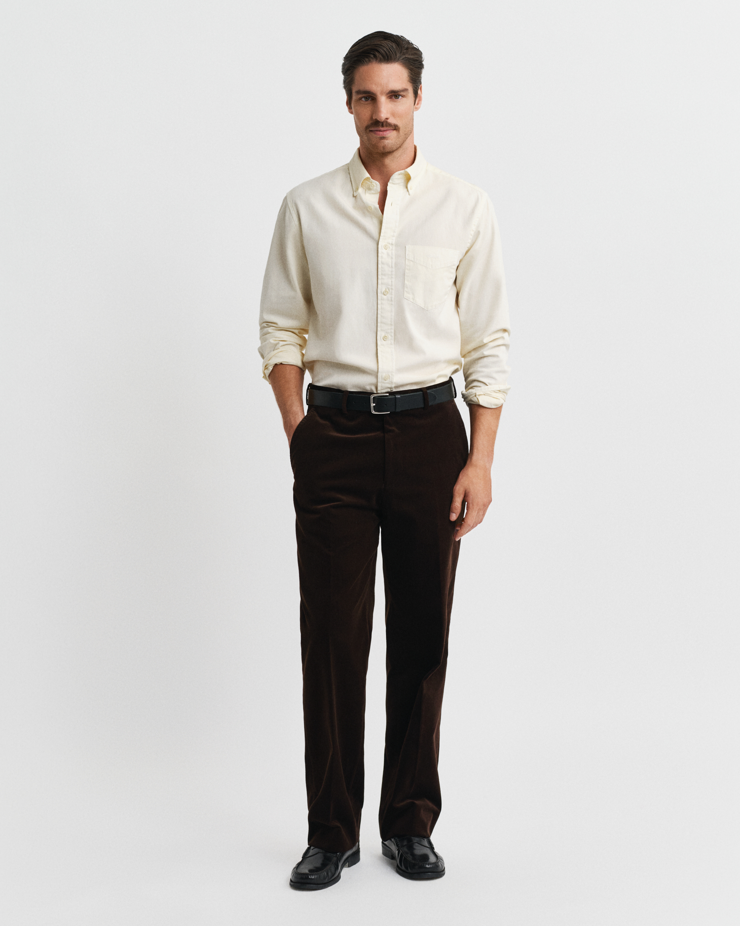 Pantalon de costume en velours - GANT