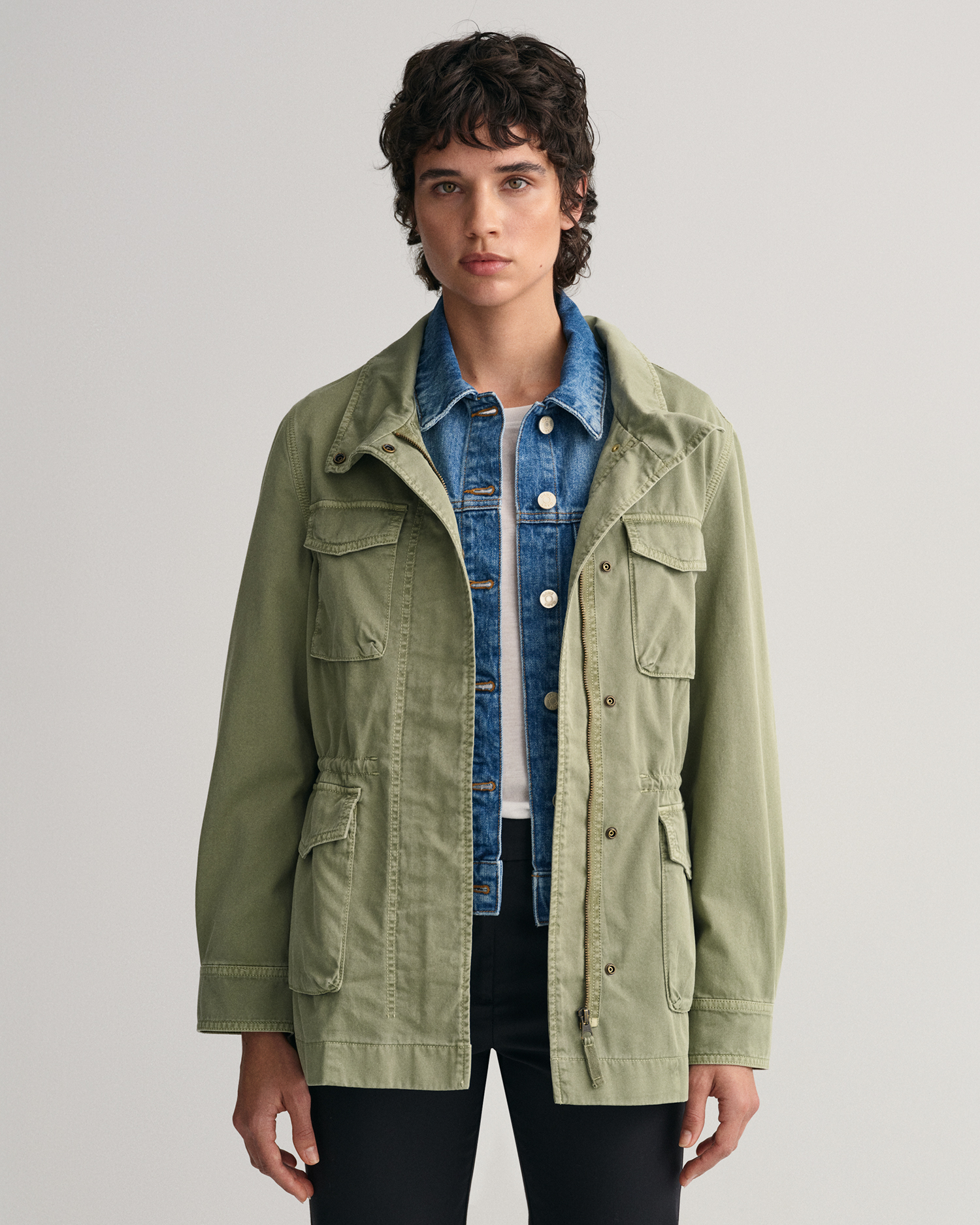 Veste style militaire teinte en pièce - GANT